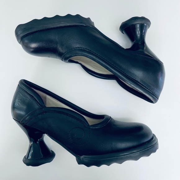 John Fluevog | Shoes | Fluevog Lily Darling In Black Leather By John ...
